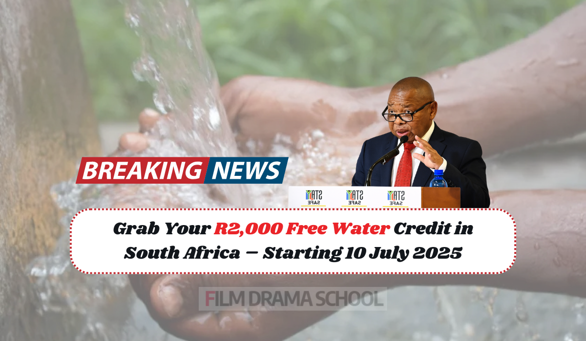 Grab Your R2,000 Free Water Credit in South Africa – Starting 10 July 2025