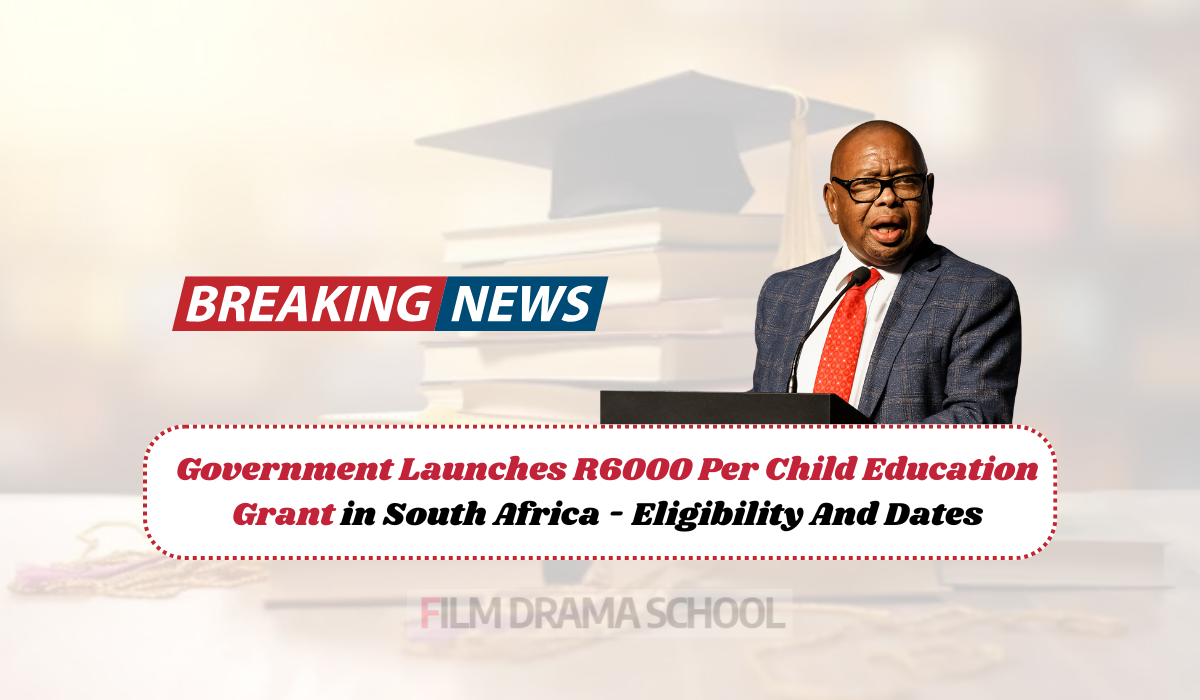 Government Launches R6000 Per Child Education Grant in South Africa ...