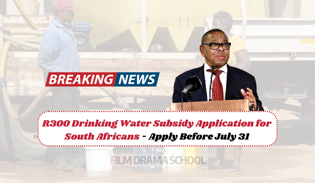 R300 Drinking Water Subsidy Application for South Africans - Apply ...